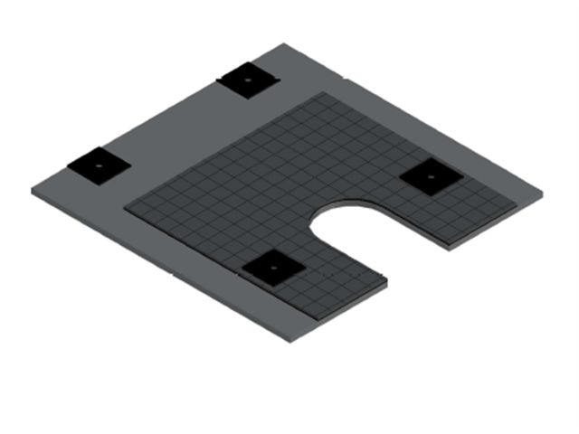 Custom Chip Deflector – Rubber – Metatron Mining Consulting